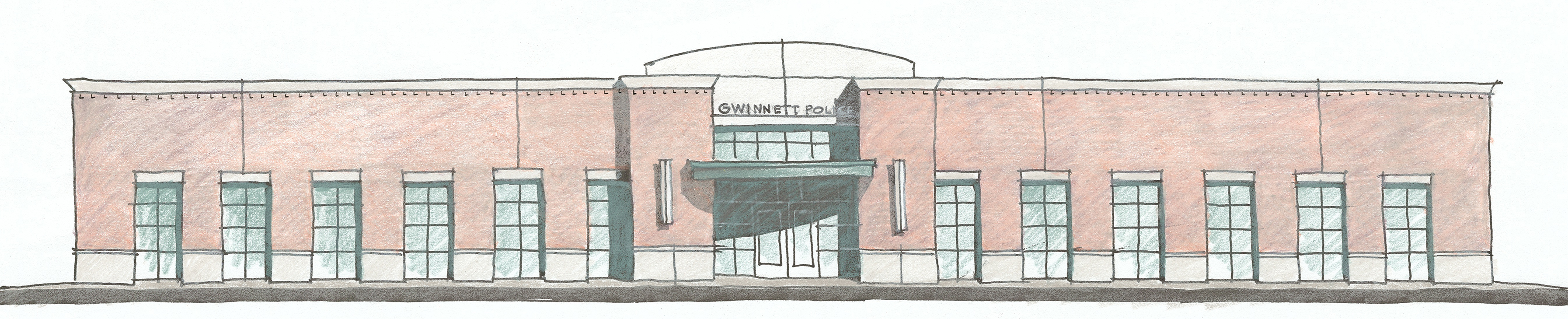 Gwinnett County, Westside Police Precinct - POH Architects